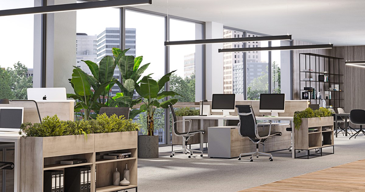 Open-plan offices