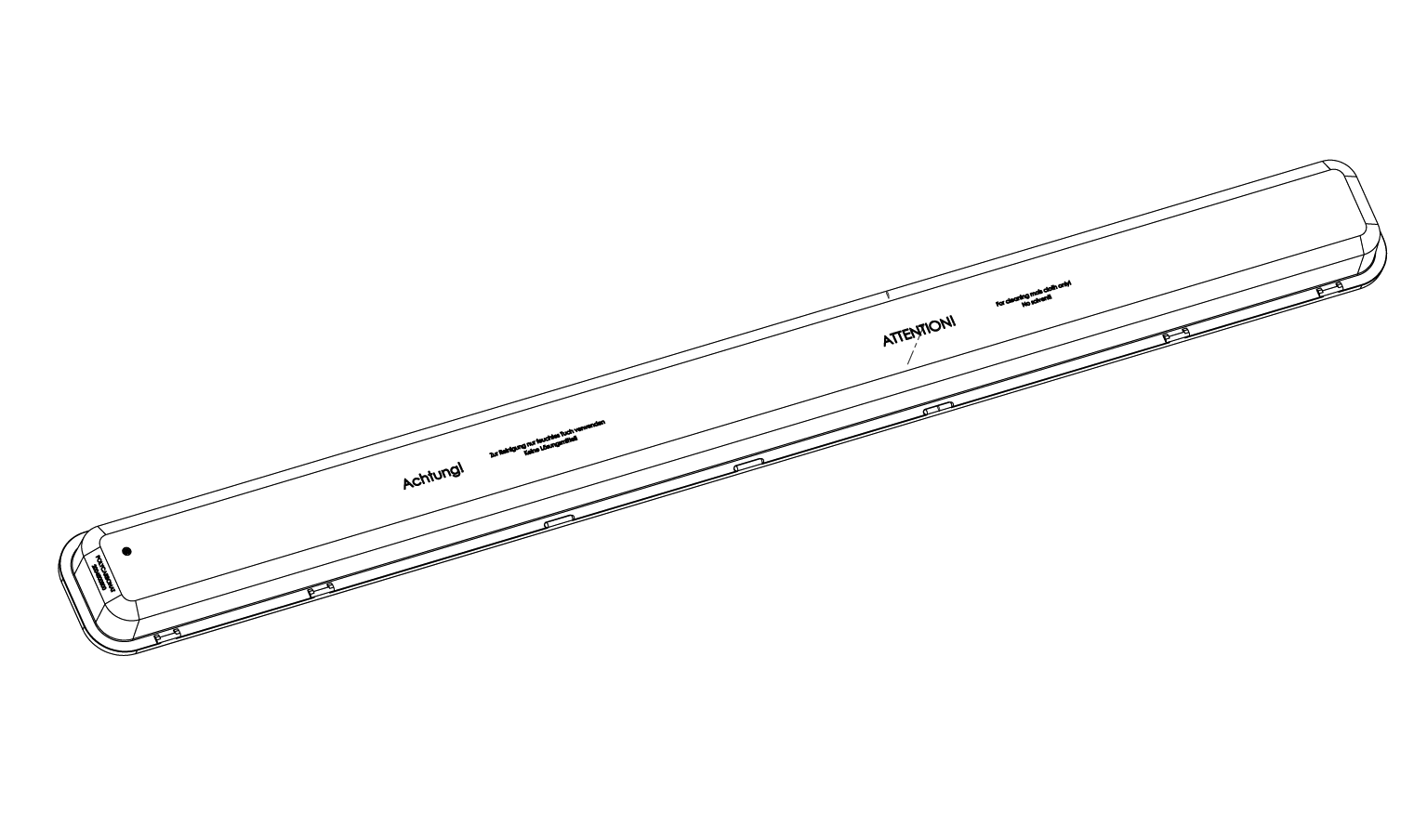 Diffuser 1044/1444/1445 Clear Long(4ft)