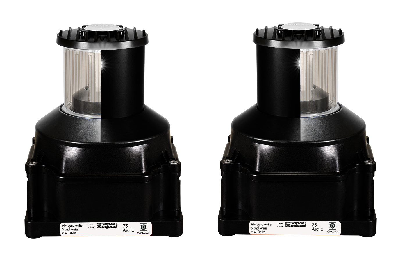 75 ARCTIC LED A/R WHITE (2x180°) STB+PORT 24VDC