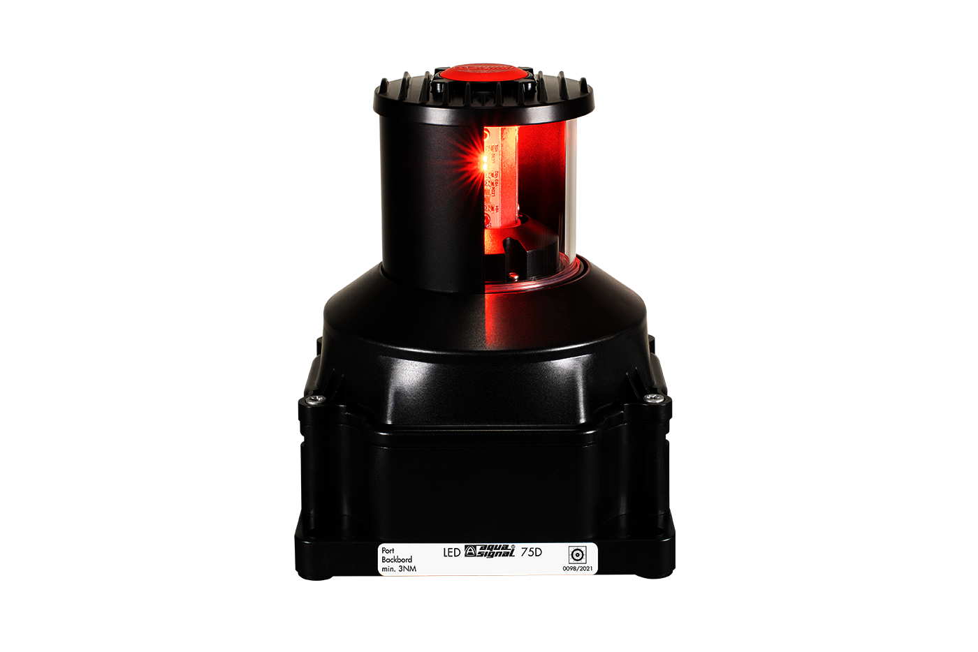 75D LED PORT RED 112.5° 115-230VAC