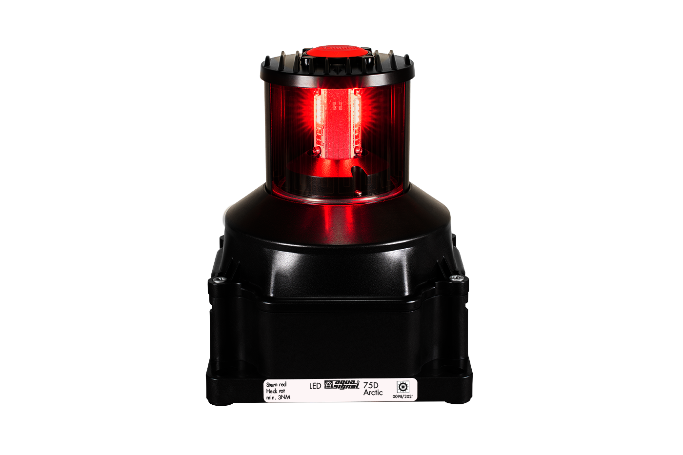 75D ARCTIC LED STERN RED 135° 24VDC W/O-CERTIFICATION