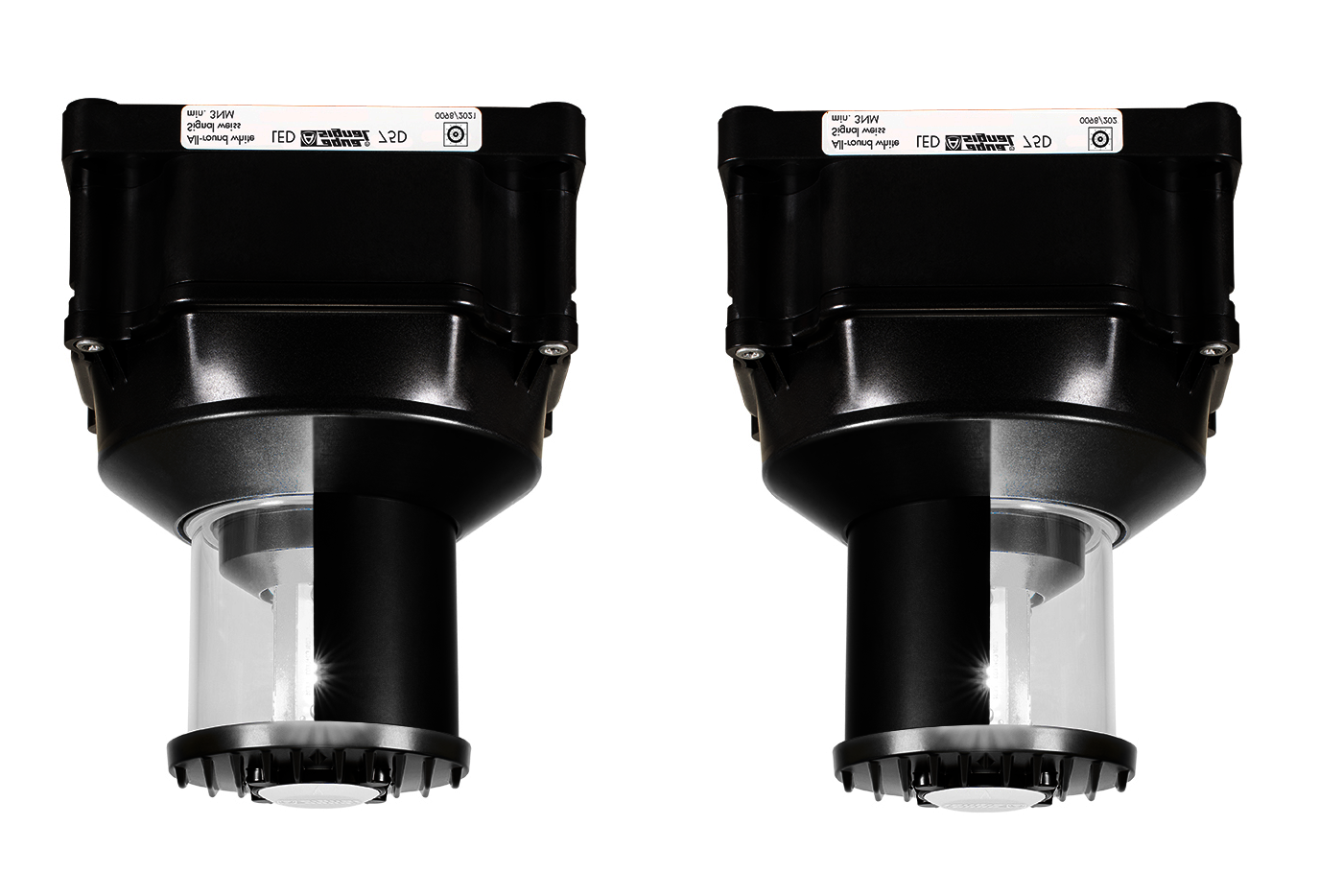 75D LED A/R WHITE UPSIDE DOWN (2X180°) STB+PORT 115-230VAC
